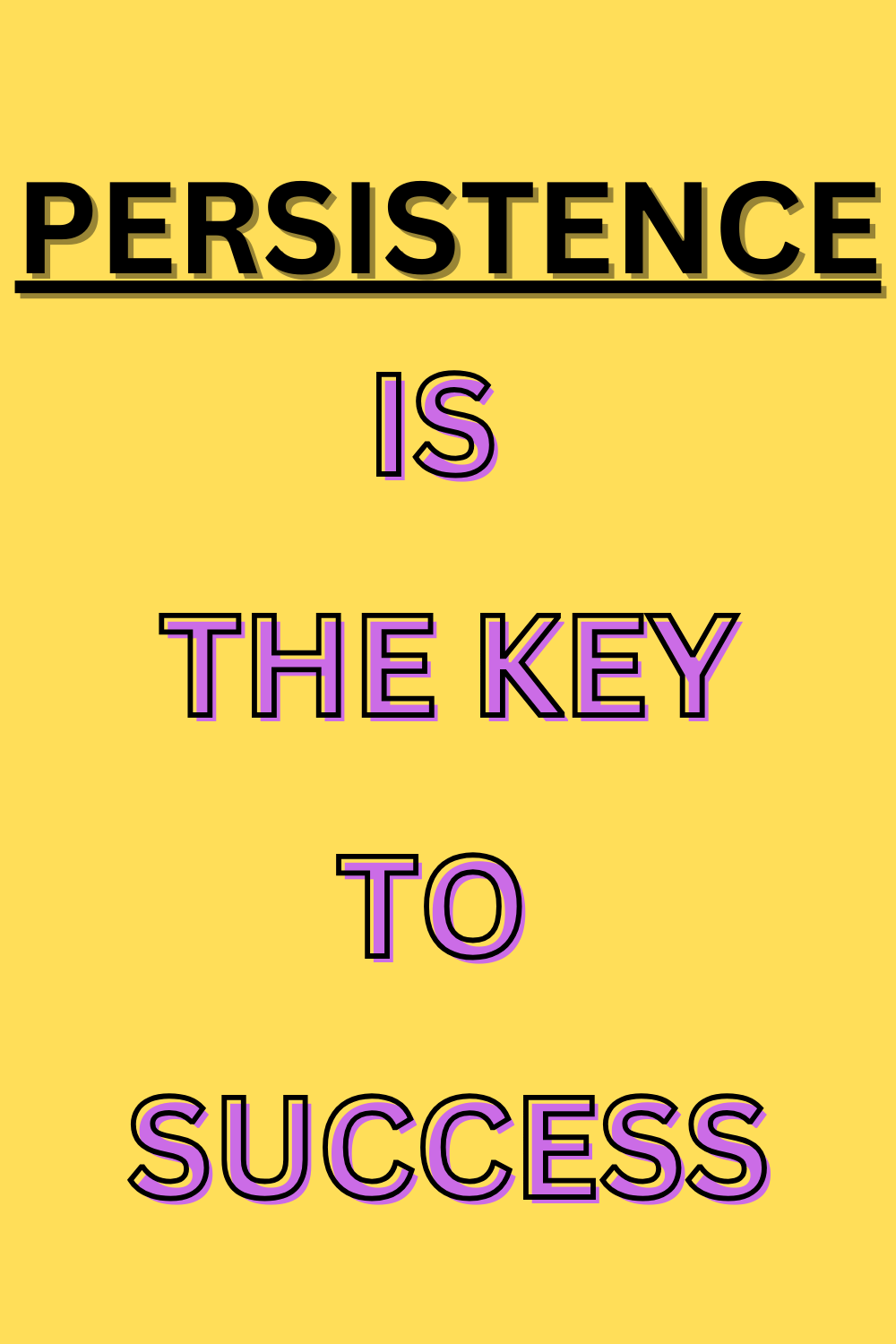 Importance of Persistence In Achieving Goals