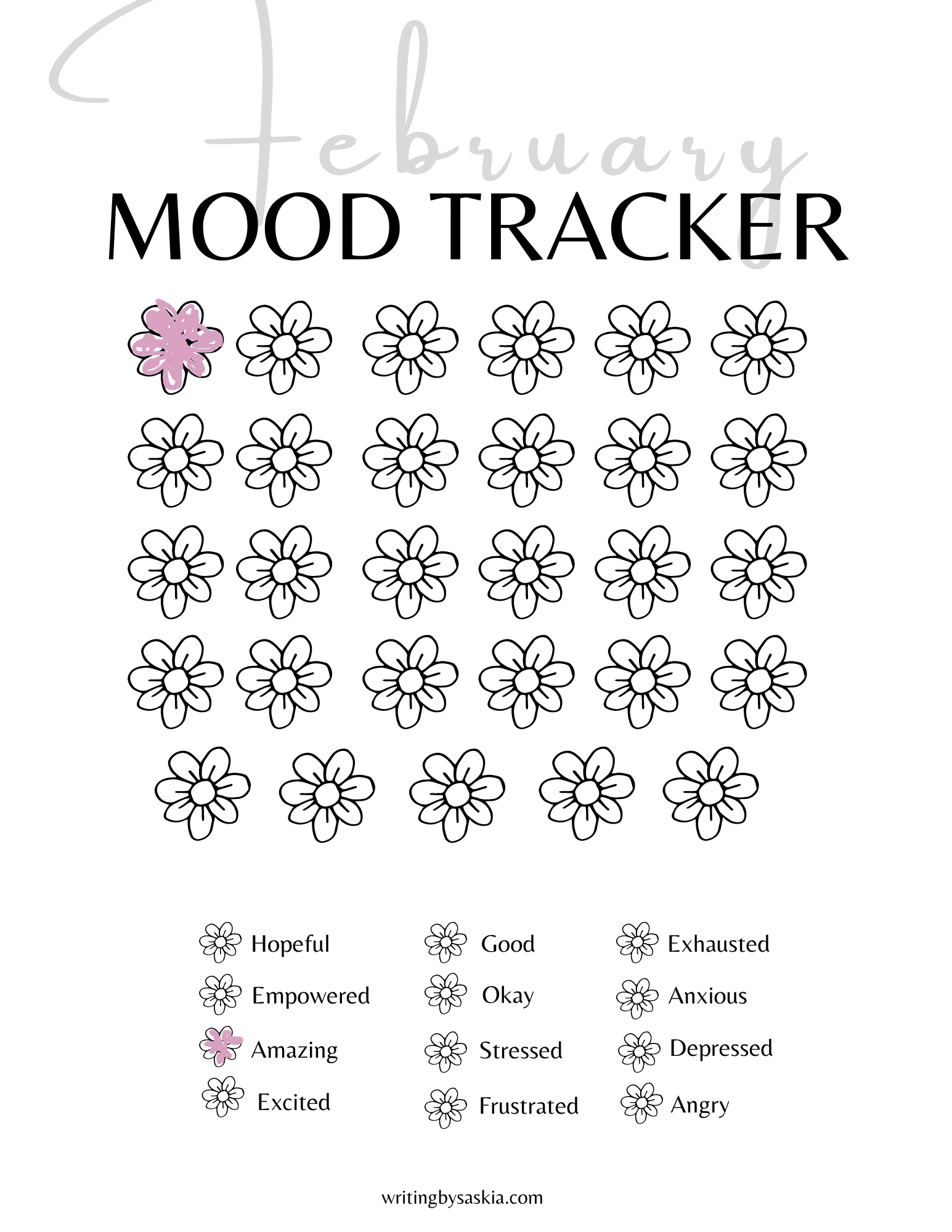 12 Simple Mood Tracker Ideas For Your Bullet Journal [2024]