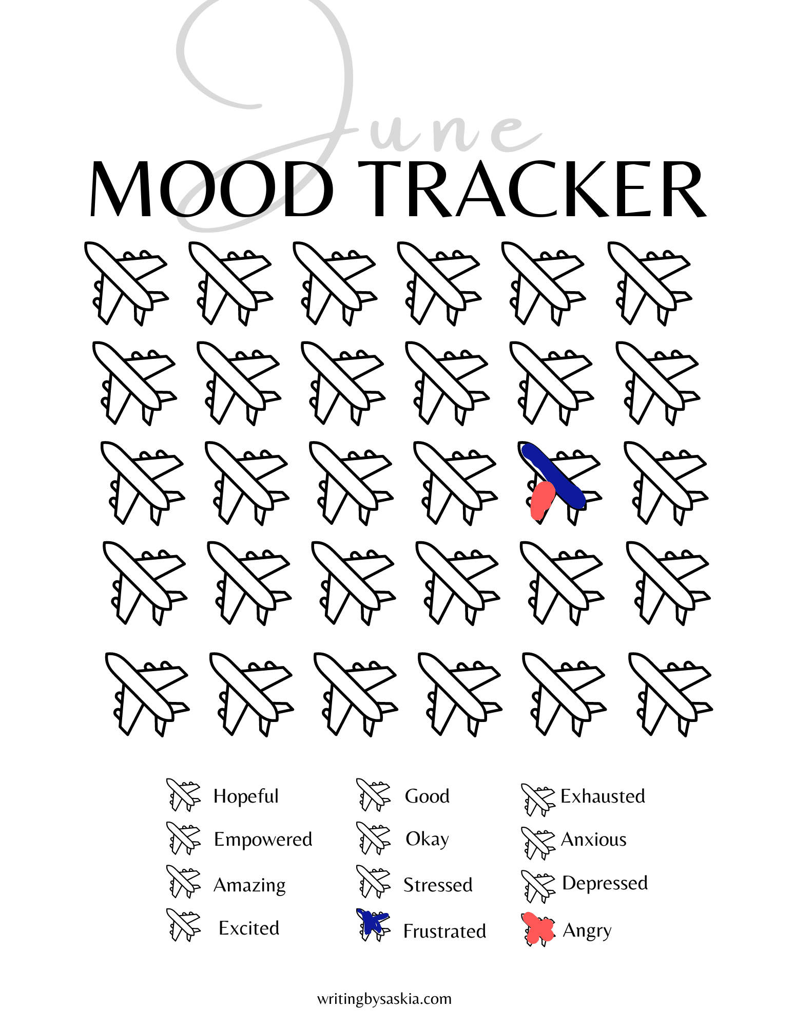 12 Simple Mood Tracker Ideas For Your Bullet Journal [2024]