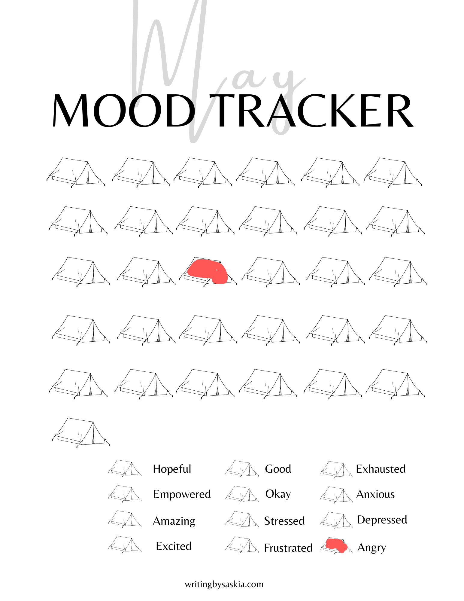 12 Simple Mood Tracker Ideas For Your Bullet Journal [2024]