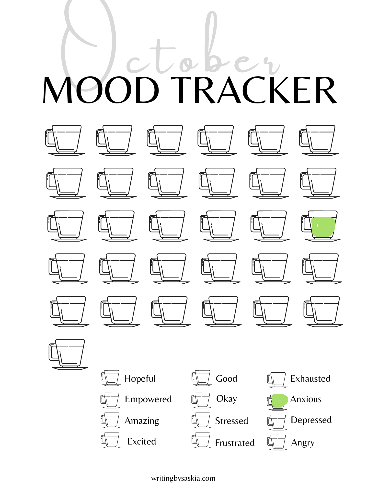 12 Simple Mood Tracker Ideas For Your Bullet Journal [2024]