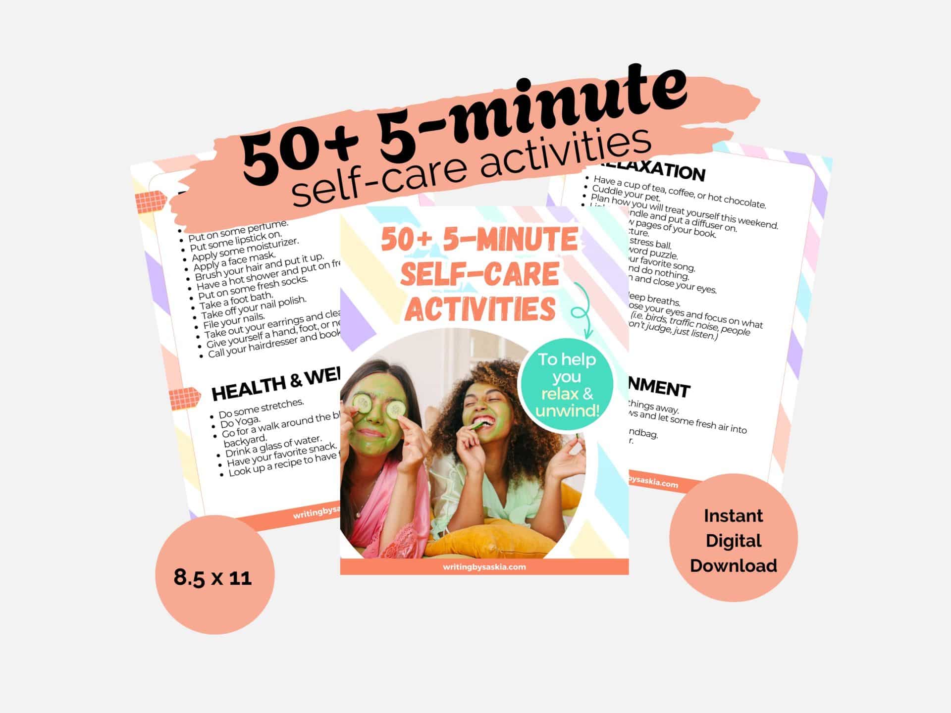 45+ Simple 5 Minute Self-Care Activities When You Have No Time